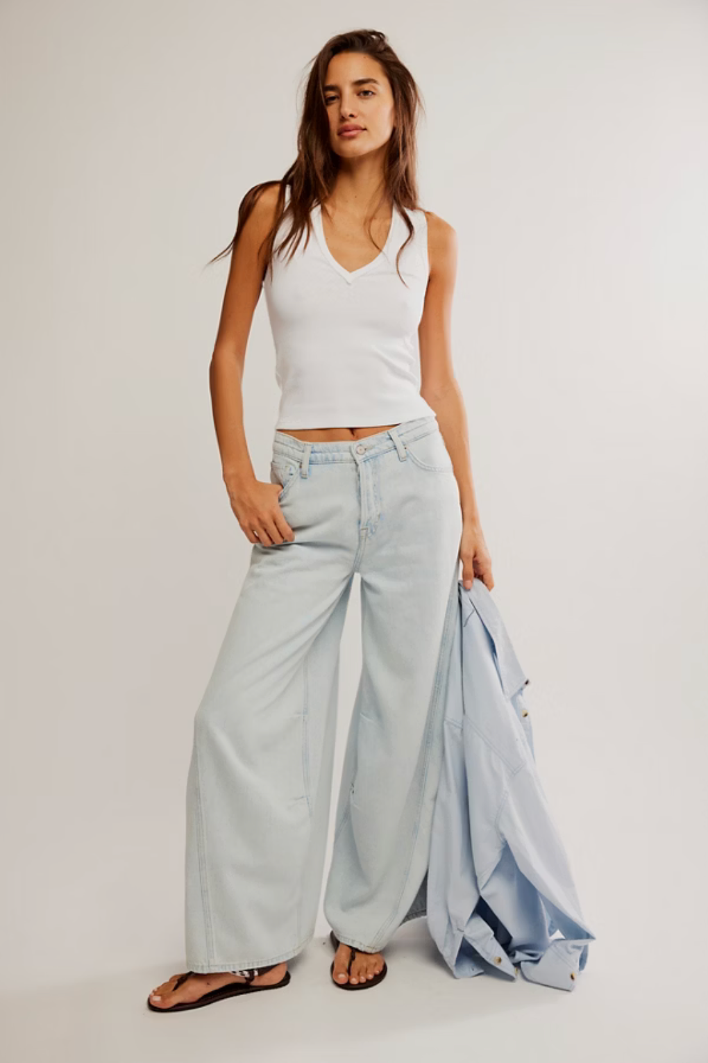 FREE PEOPLE Westward Demi Jeans - Fade Into You – The Salty Babe