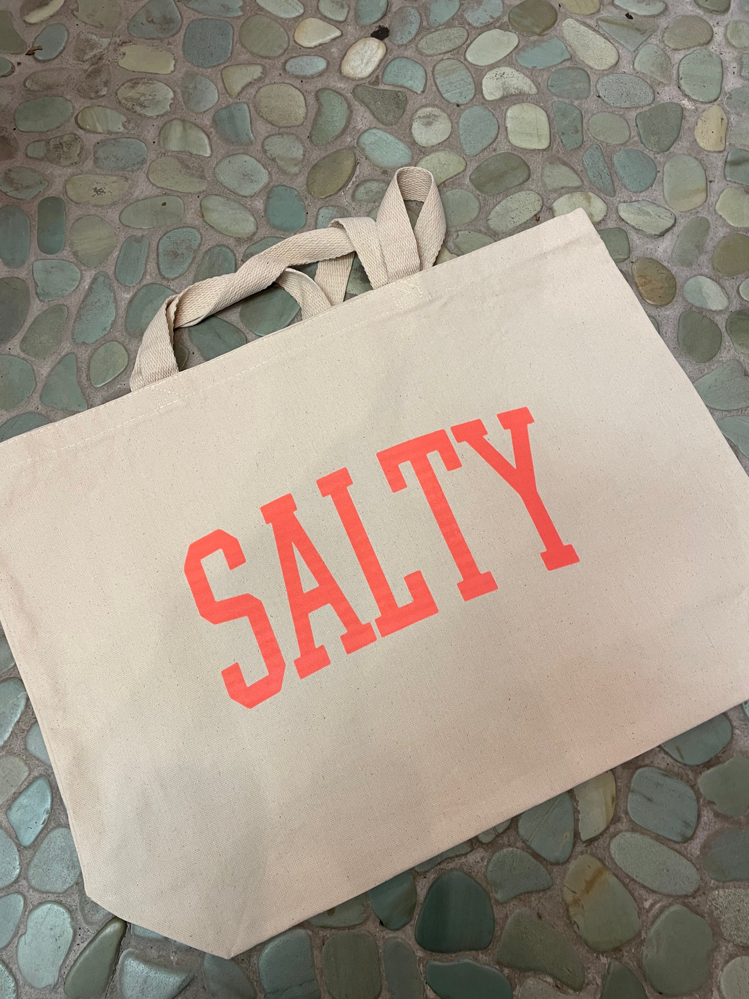 Salty graphic tote bag – The Salty Babe