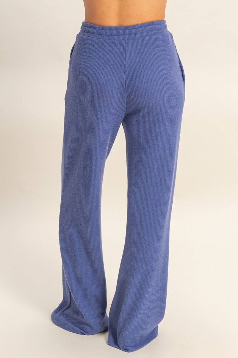 Laid Back Waffle Knit Sweatpants – The Salty Babe