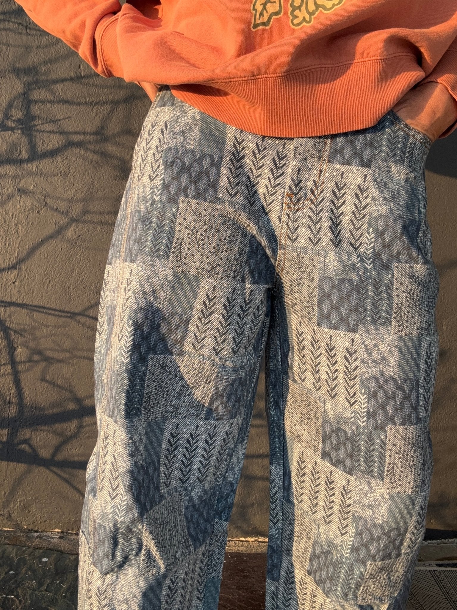 Pieced Out Barrel Pants – The Salty Babe