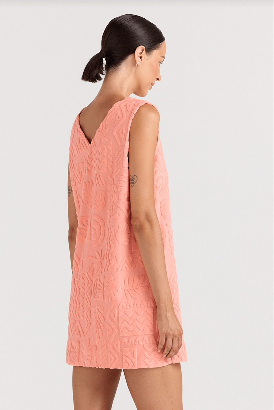 POOLSIDE PARADISO Mai Tai V Dress - Coral – The Salty Babe