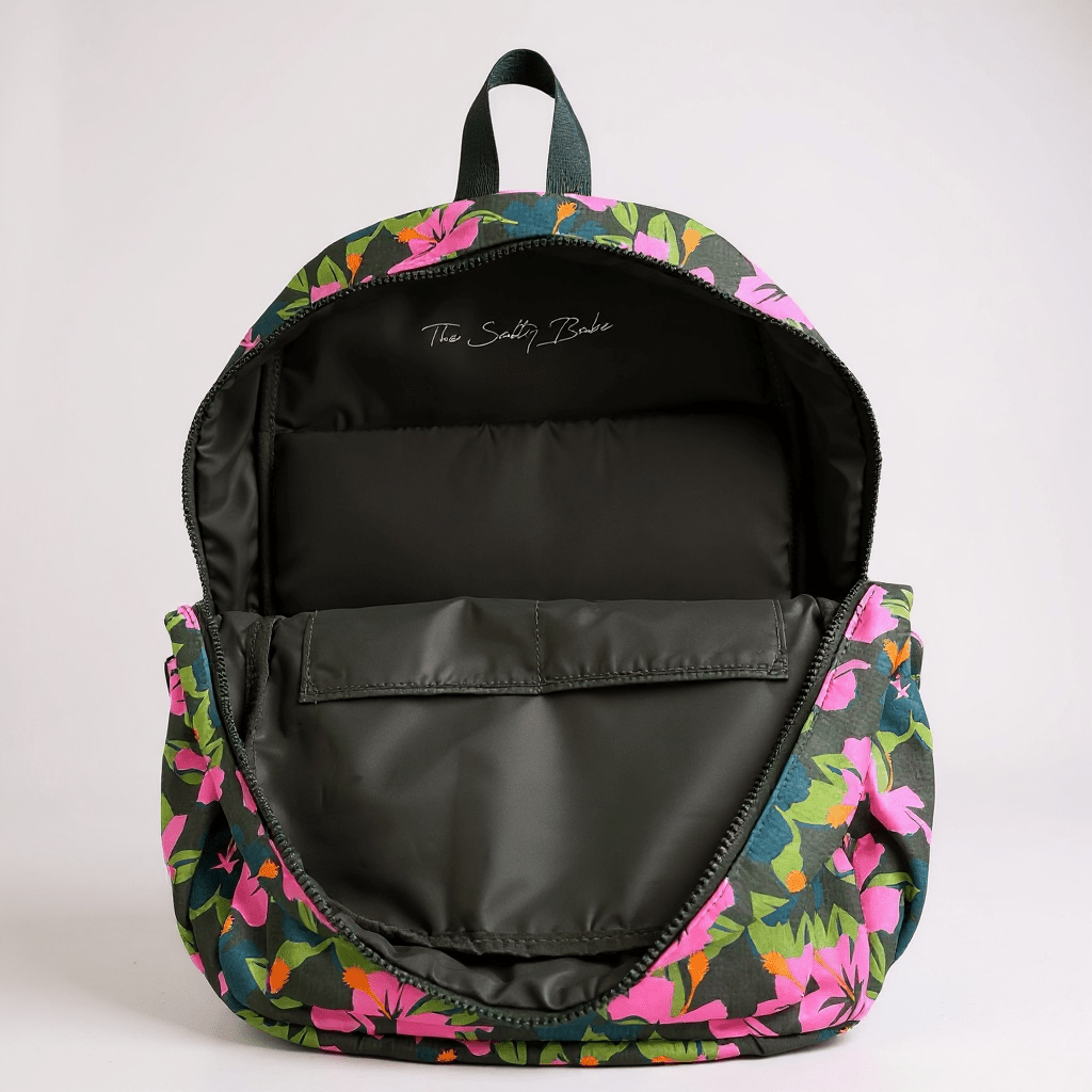 Water Hibiscus Nylon Backpack – The Salty Babe