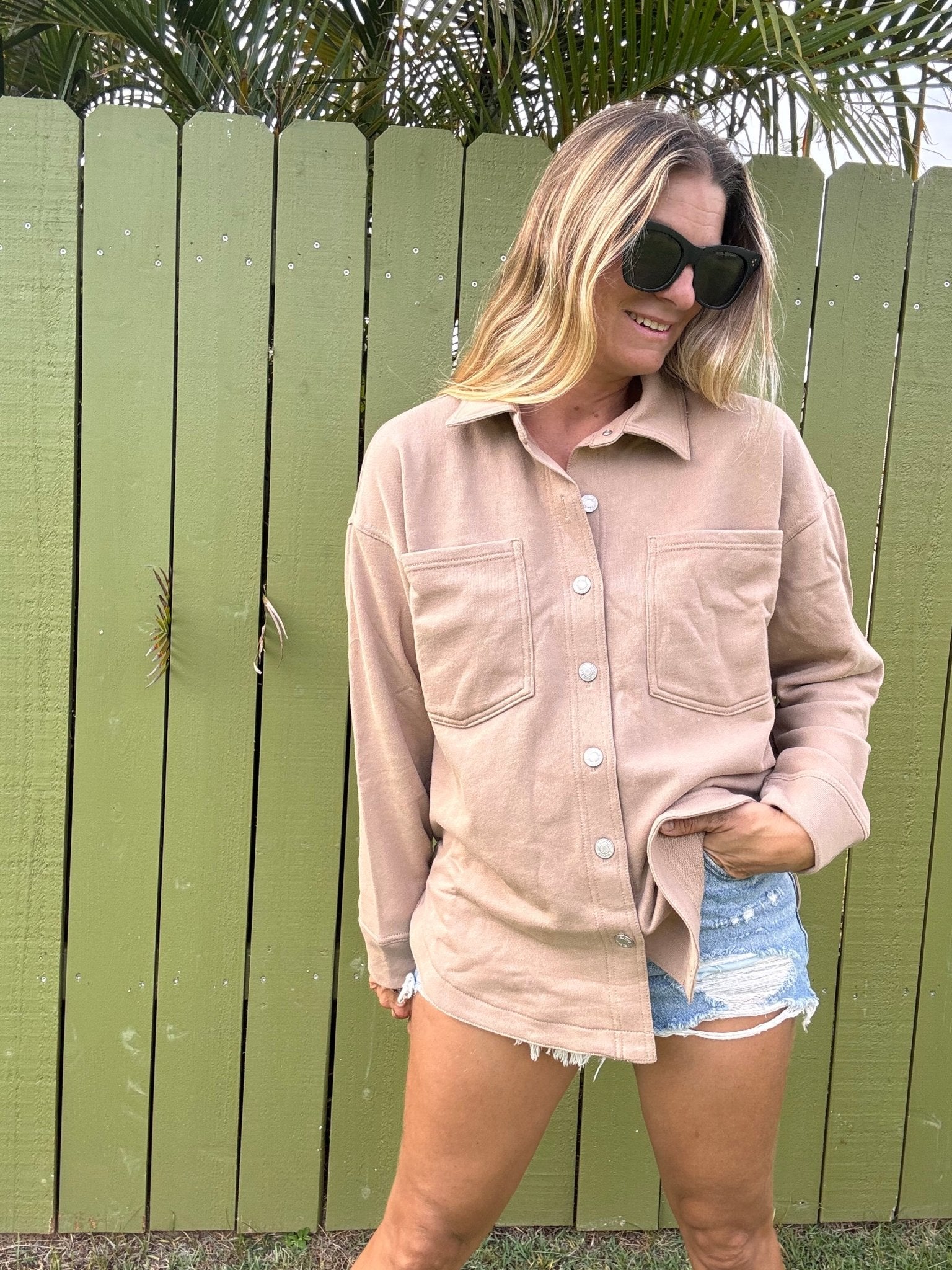 ZSUPPLY All Day Knit Jacket - Iced Coffee – The Salty Babe