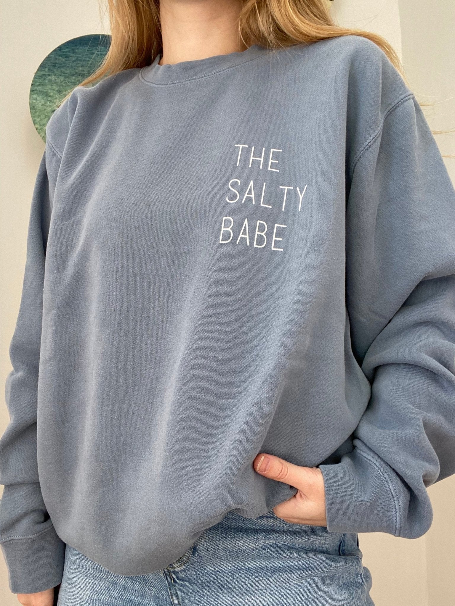 Salty Babe Wave Crewneck Sweatshirt – The Salty Babe